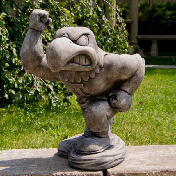 Wisconsin Badgers Vintage Mascot Garden Statue