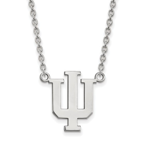 Indiana Hoosiers Sterling Silver Pendant Necklace