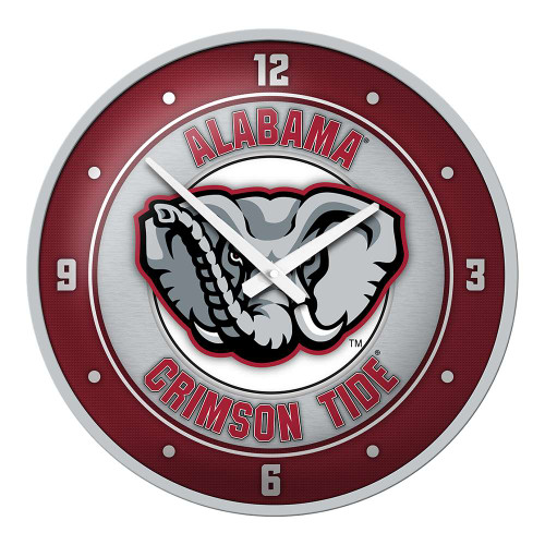 Alabama Crimson Tide: Al Logo - Modern Disc Wall Clock
