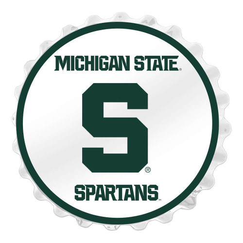 Michigan State Spartans: Block S - Bottle Cap Wall Sign