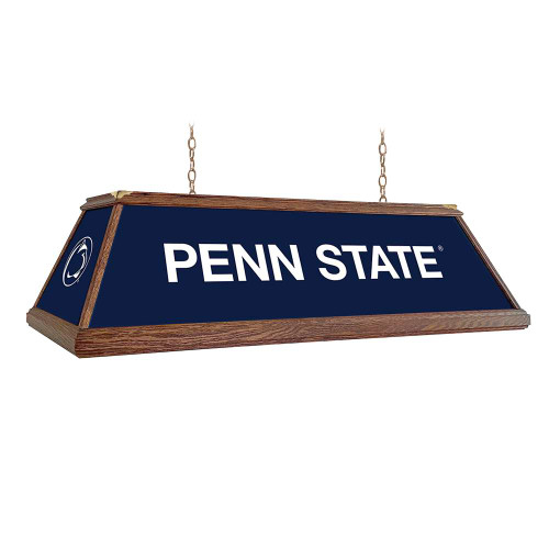 Penn State Nittany Lions: Premium Wood Pool Table Light - Blue