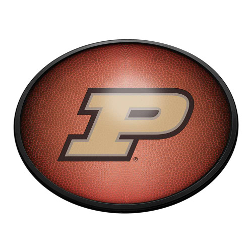 Purdue Boilermakers: Pigskin - Oval Slimline Lighted Wall Sign