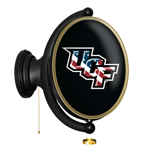 UCF Knights: Original Oval Rotating Lighted Wall Sign