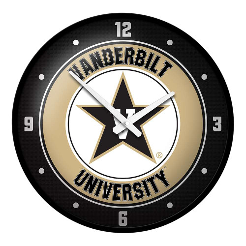 Vanderbilt Commodores: Modern Disc Wall Clock