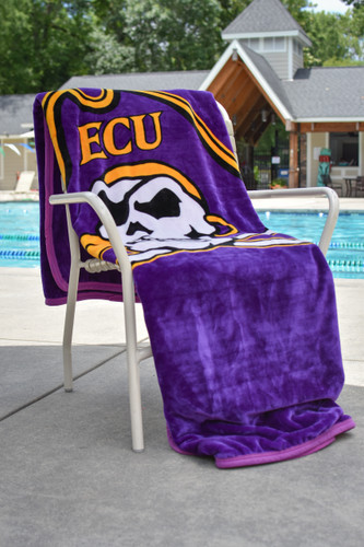East Carolina Pirates Plush Reversible Blanket