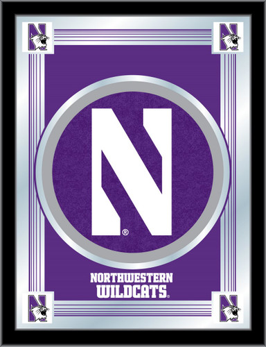 Northwestern Wildcats Logo Wall Mirror