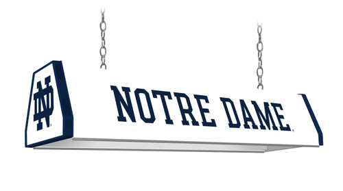 Notre Dame Fighting Irish: Standard Pool Table Light - White / ND Cap