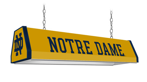 Notre Dame Fighting Irish: Standard Pool Table Light - Irish Gold / ND Cap