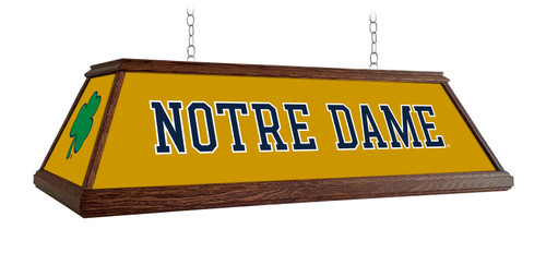 Notre Dame Fighting Irish: Premium Wood Pool Table Light - Irish Gold ...