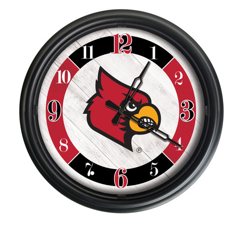 Louisville Cardinals Indoor/Outdoor LED Wall Clock