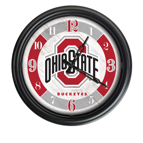 Ohio State Buckeyes Indoor/Outdoor LED Wall Clock
