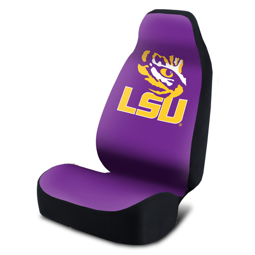 LSU Tigers Universal Car Seat Cover -Purple