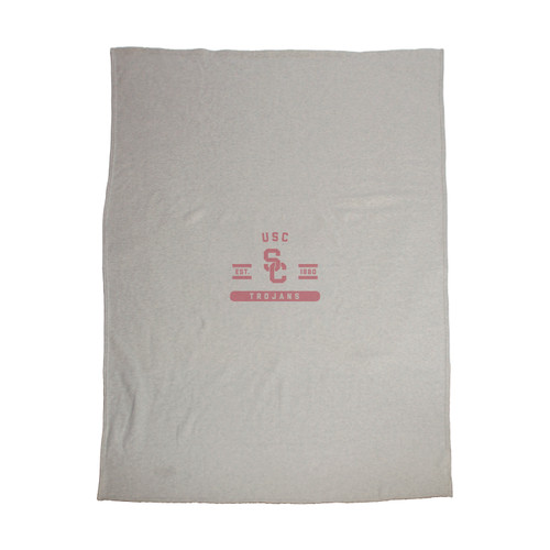 USC Trojans Sublimated Sweatshirt Blanket
