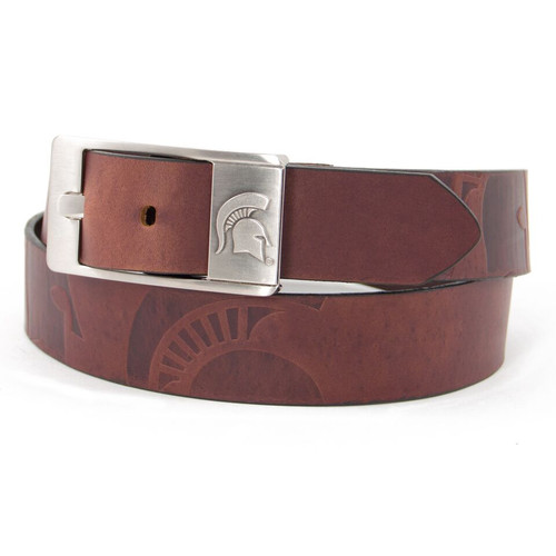MSU Spartans Brandish Brown Belt