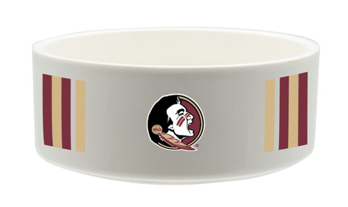FSU Seminoles Ceramic Pet Bowl