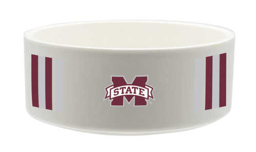 Mississippi State Bulldogs Ceramic Pet Bowl