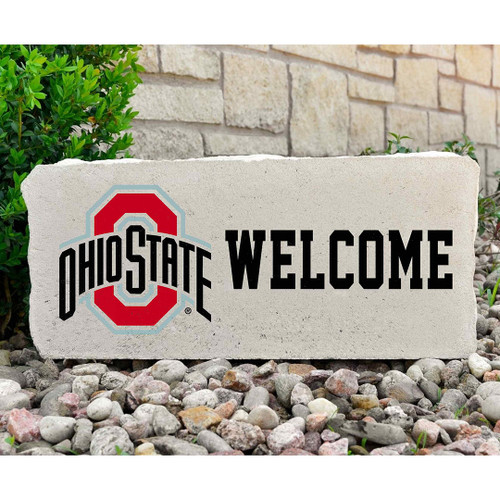 Ohio State Buckeyes Decorative Stone Welcome - Large