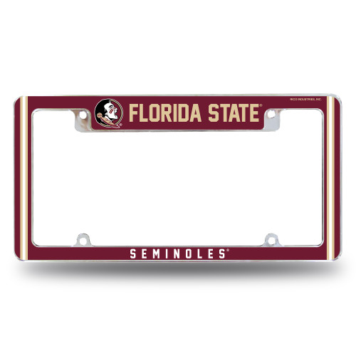 FSU Seminoles Classic Chrome License Plate Frame
