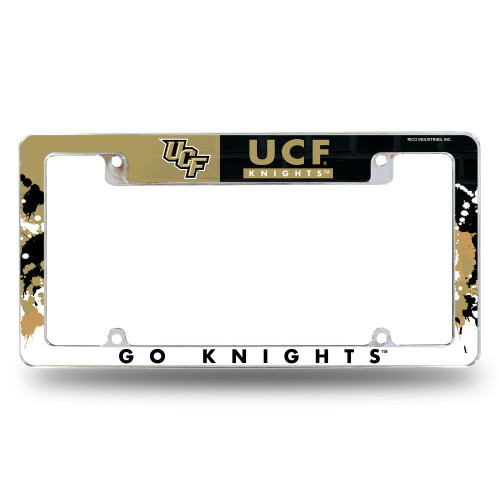 UCF Knights Primary Chrome License Plate Frame