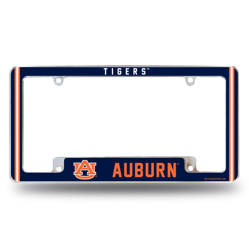 Auburn Tigers Classic Chrome License Plate Frame