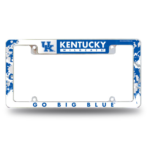 Kentucky Wildcats Primary Chrome License Plate Frame