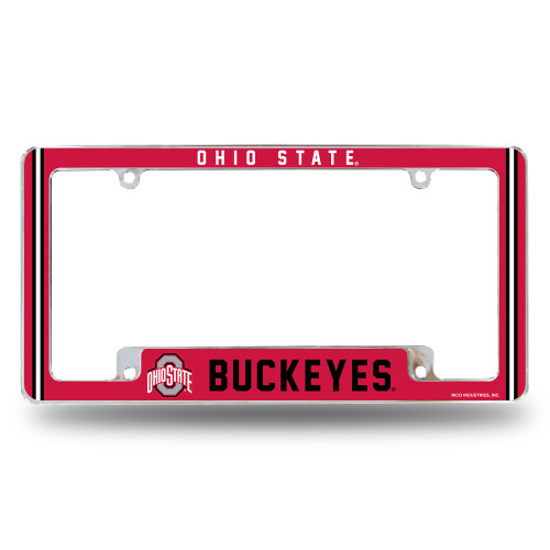 Ohio State Buckeyes Alternate Classic Chrome License Plate Frame