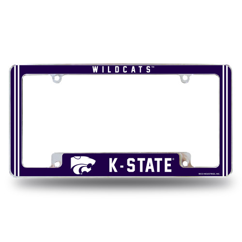 Kansas State Wildcats Classic Chrome License Plate Frame