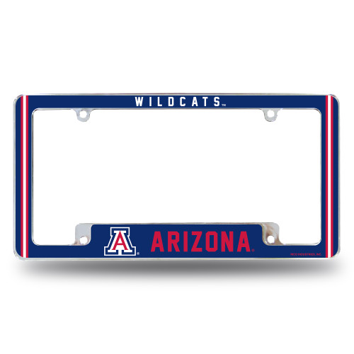Arizona Wildcats Classic Chrome License Plate Frame