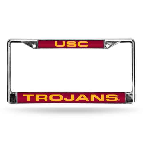 USC Trojans Standard Laser Cut Chrome Frame