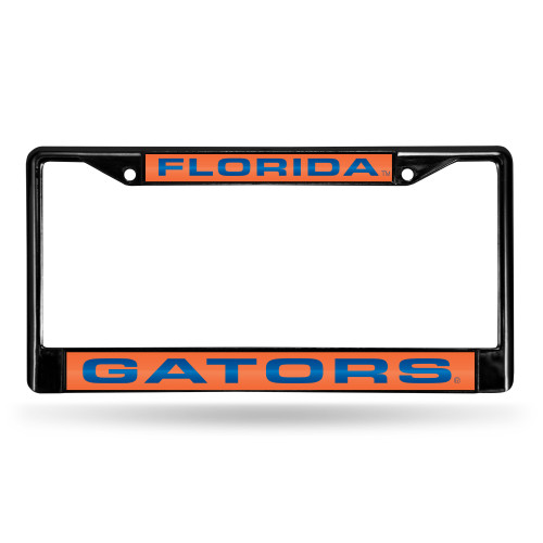 Florida Gators Black Laser Cut Chrome Frame