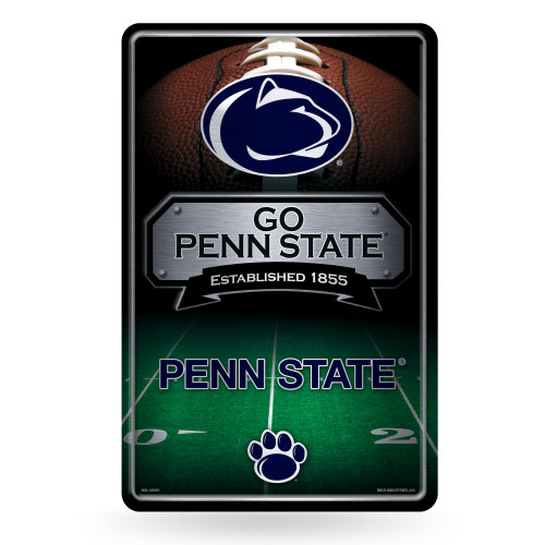 Penn State Nittany Lions metal home decor sign