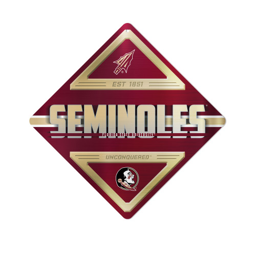 FSU Seminoles Metal Wall Sign