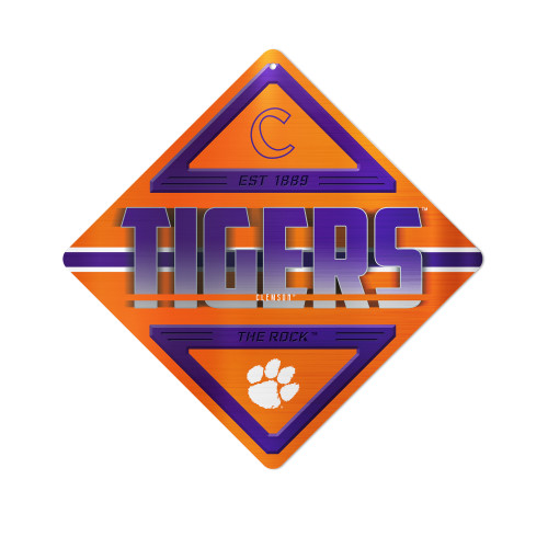 Clemson Tigers Metal Wall Sign
