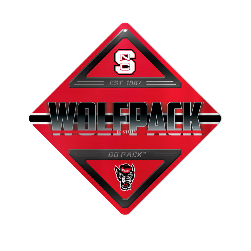 NC State Wolfpack Metal Wall Sign