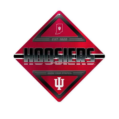 Indiana Hoosiers Metal Wall Sign
