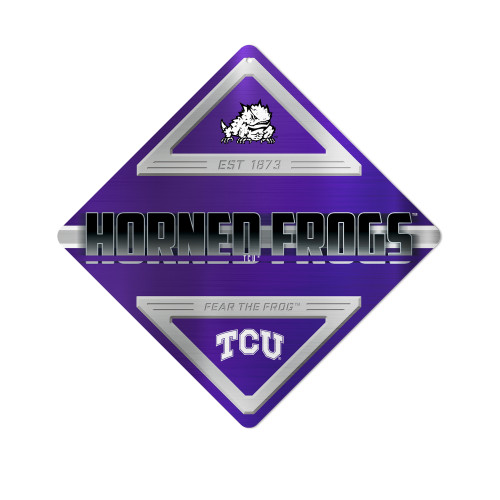 TCU Horned Frogs Metal Wall Sign