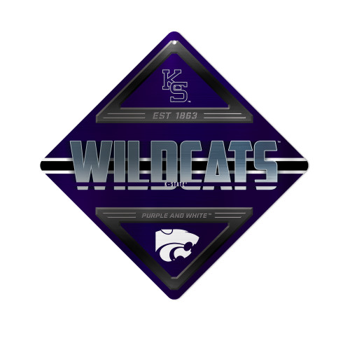 Kansas State Wildcats Metal Wall Sign