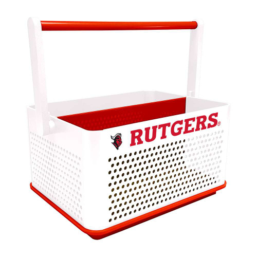 Rutgers Scarlet Knights: Tailgate Caddy - White