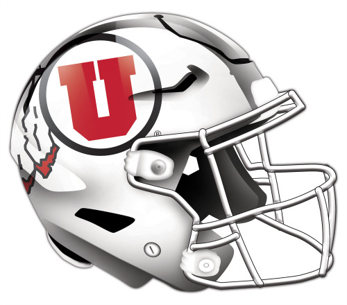 Utah Utes Authentic Helmet Cutout 24" Wall Art