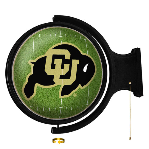 Colorado Buffaloes Rotating Lighted Wall Sign - On the 50