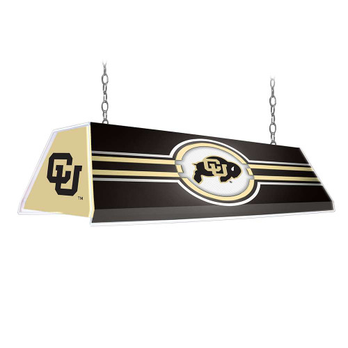 Colorado Buffaloes Edge Glow Pool Table Light - Black / Gold / CU Logo