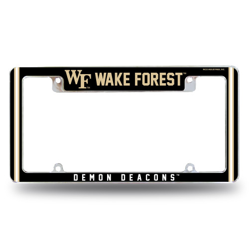 Wake Forest Demon Deacons Classic Chrome License Plate Frame