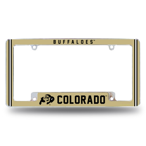 Colorado Buffaloes Classic Chrome License Plate Frame