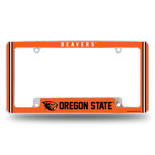 Oregon State Beavers Classic Chrome License Plate Frame