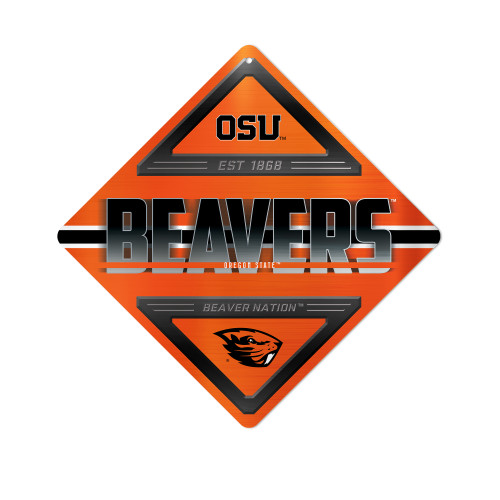 Oregon State Beavers Metal Wall Sign