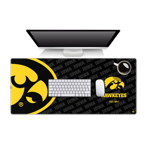 Iowa Hawkeyes Logo Series Desk Pad