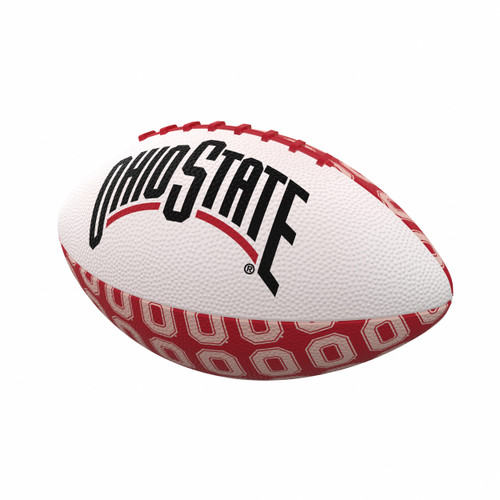 Ohio State Buckeyes Repeating Mini-Size Rubber Football