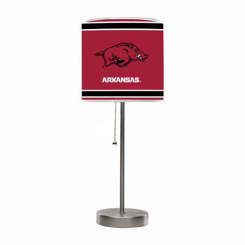 Arkansas Razorbacks Chrome Lamp