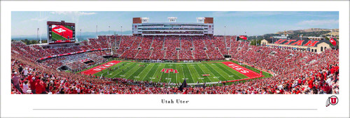 Utah Utes Football Panoramic Photo Print