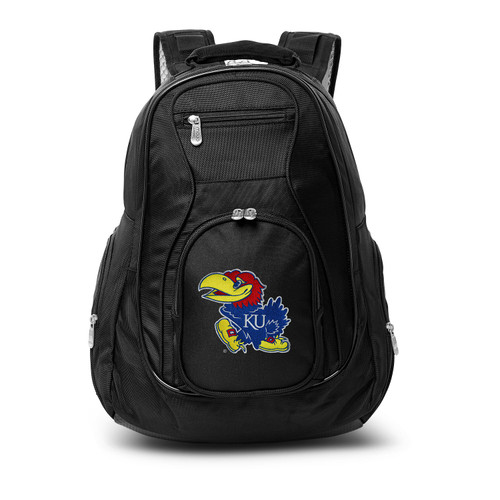 Kansas Jayhawks 19in. Premium Laptop Backpack - Black